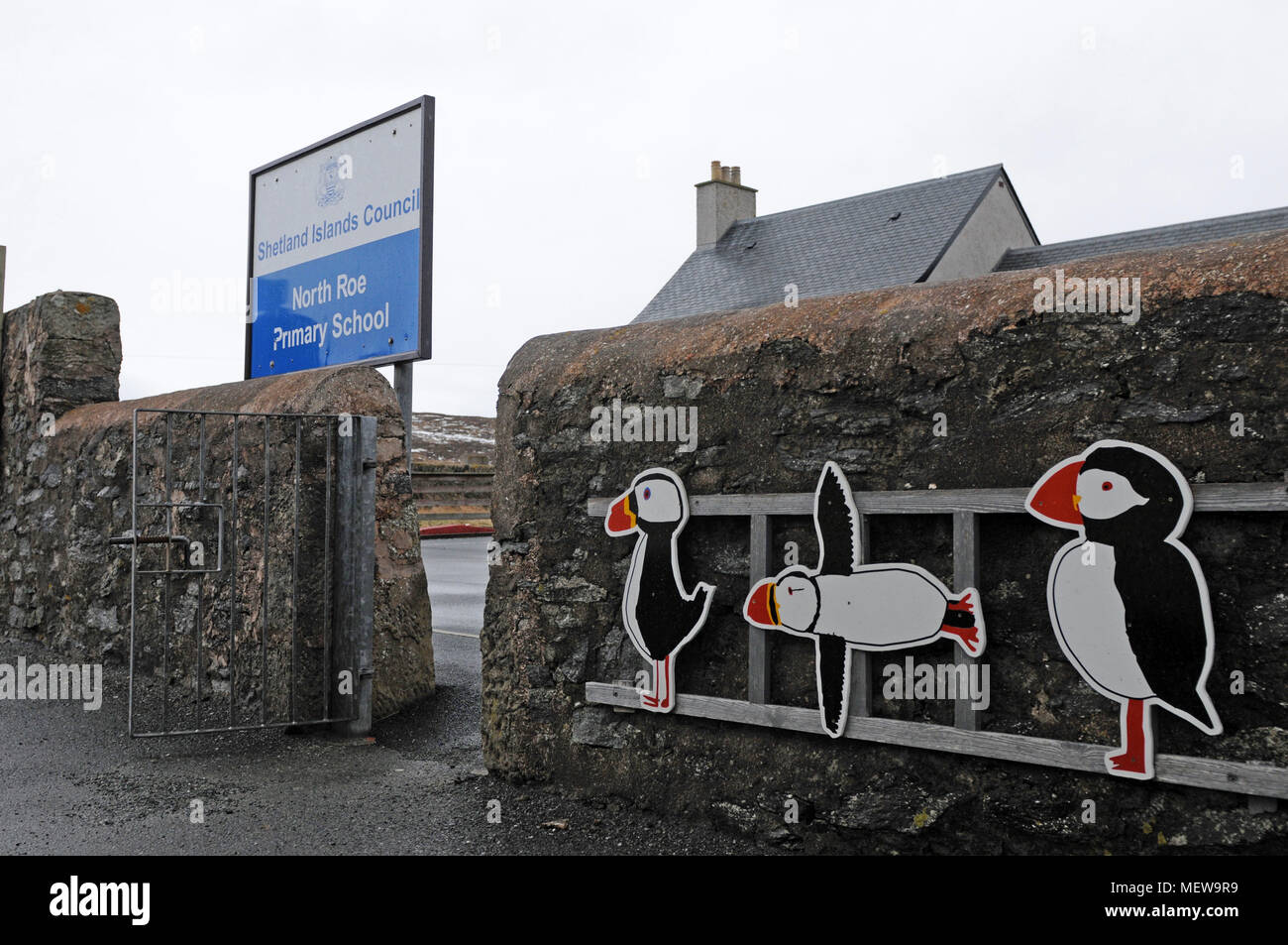 North Roe primary school Shetland Stock Photo - Alamy