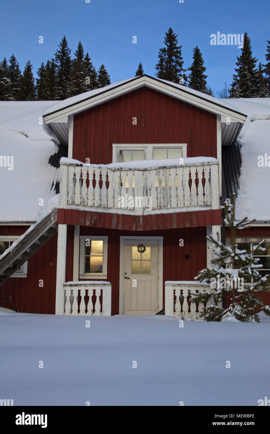 Deep Snow Covering Houses