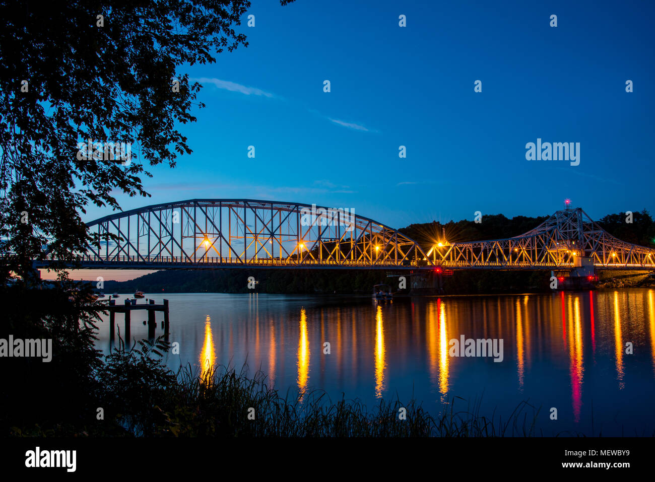 Bridge in ct dusk hi-res stock photography and images - Alamy