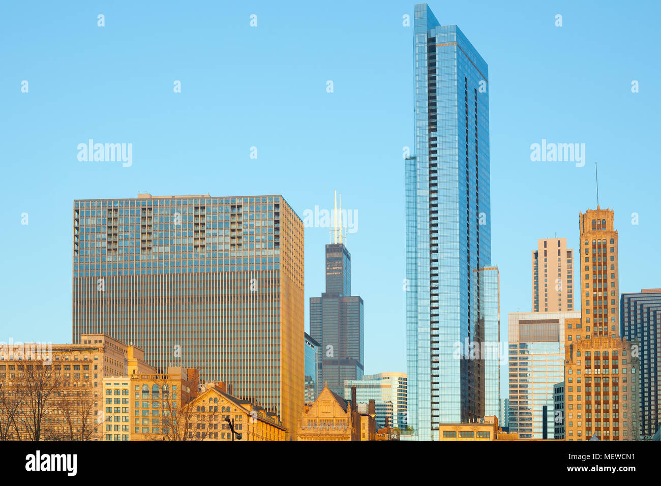 Chicago magnificent mile hi-res stock photography and images - Alamy