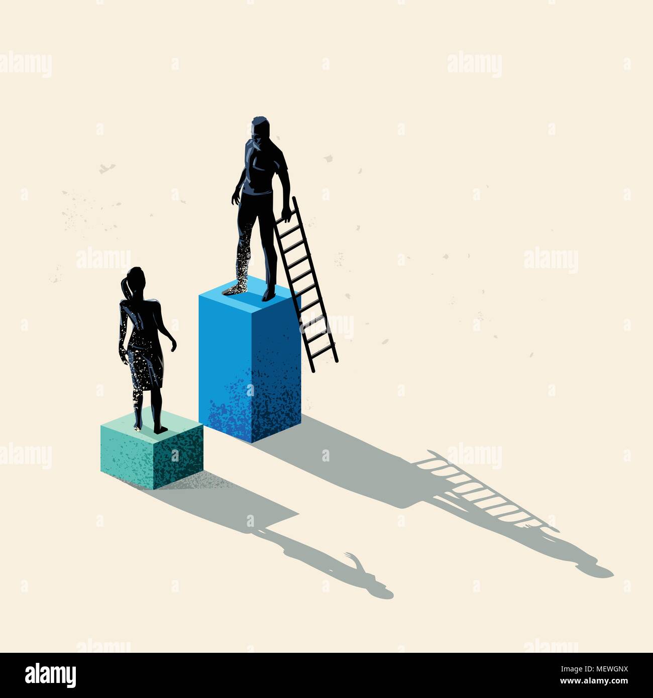 Women gender inequality Stock Vector Images - Alamy