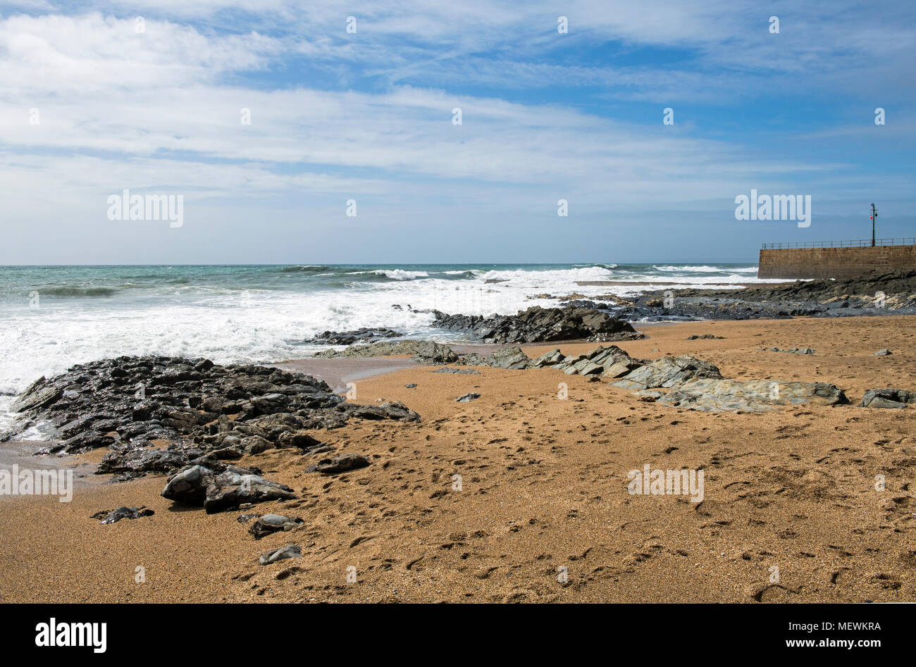Porthleven beach hi-res stock photography and images - Alamy