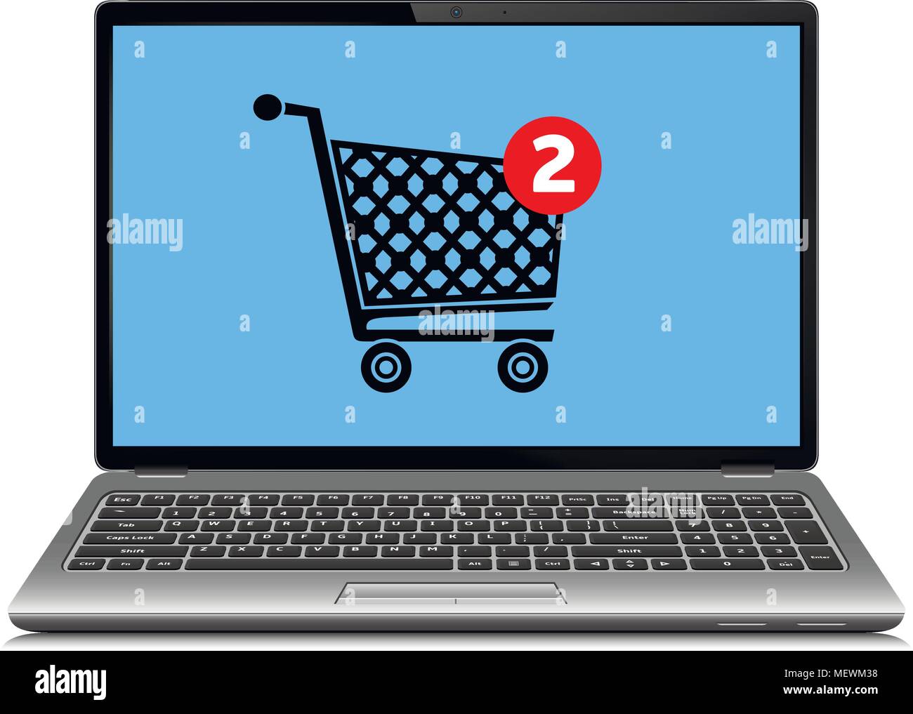 Shopping trolley icon screen hi-res stock photography and images - Alamy