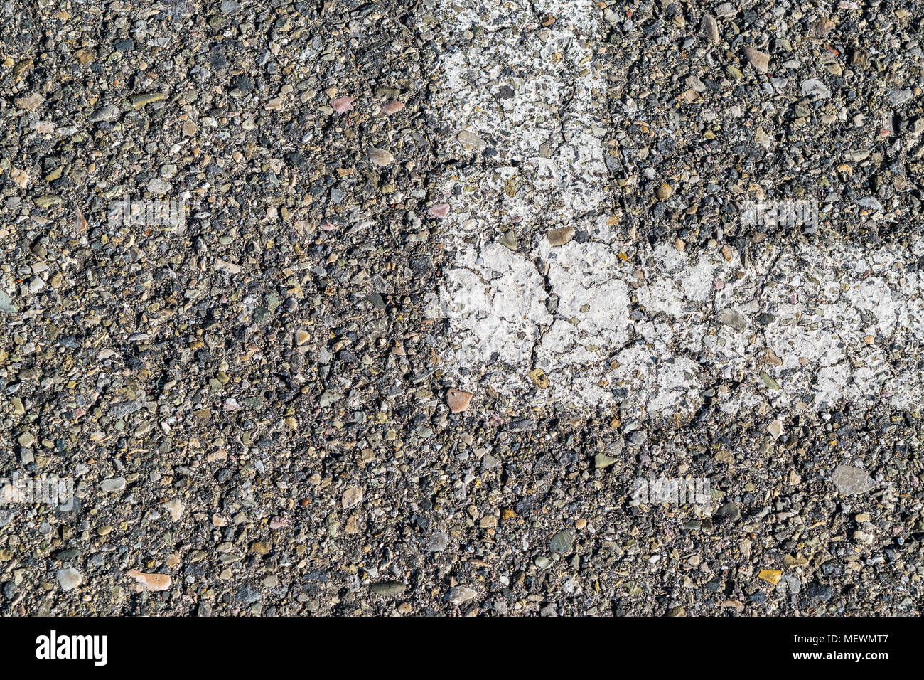 White lines on asphalt for car parking Stock Photo - Alamy