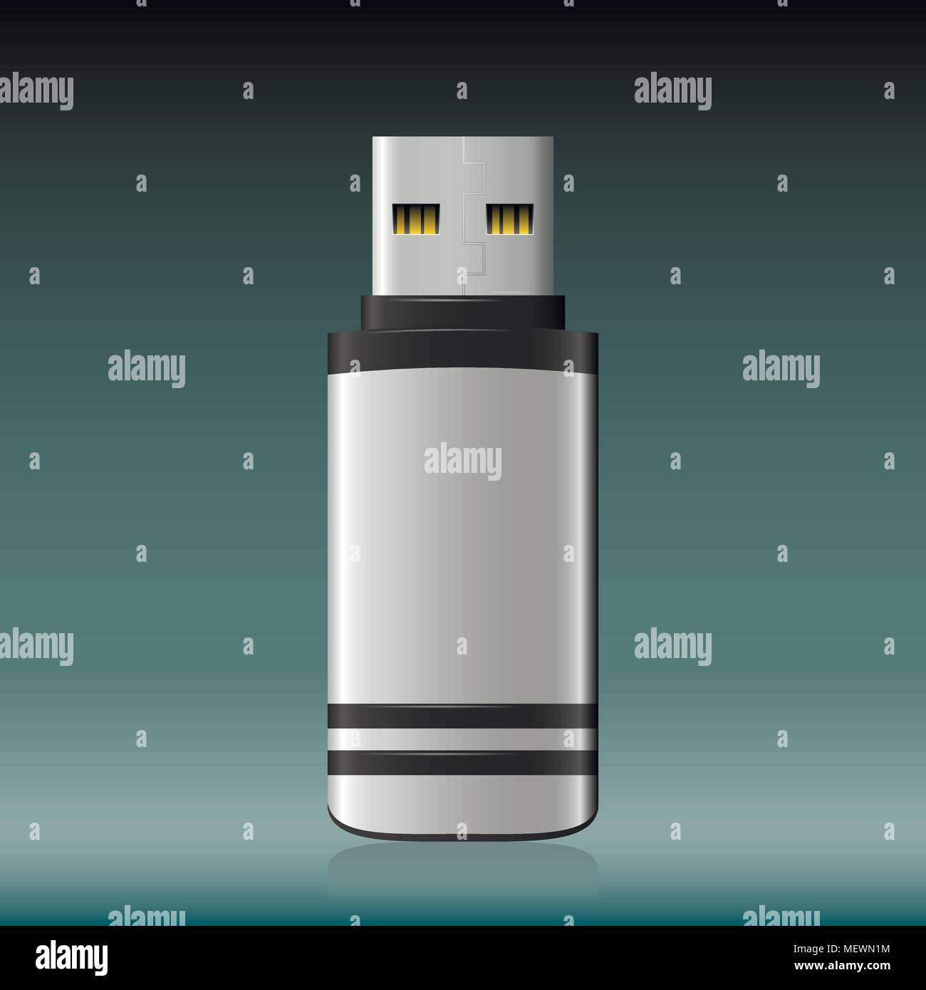 Vector isolated USB pen drive Stock Vector Image & Art - Alamy