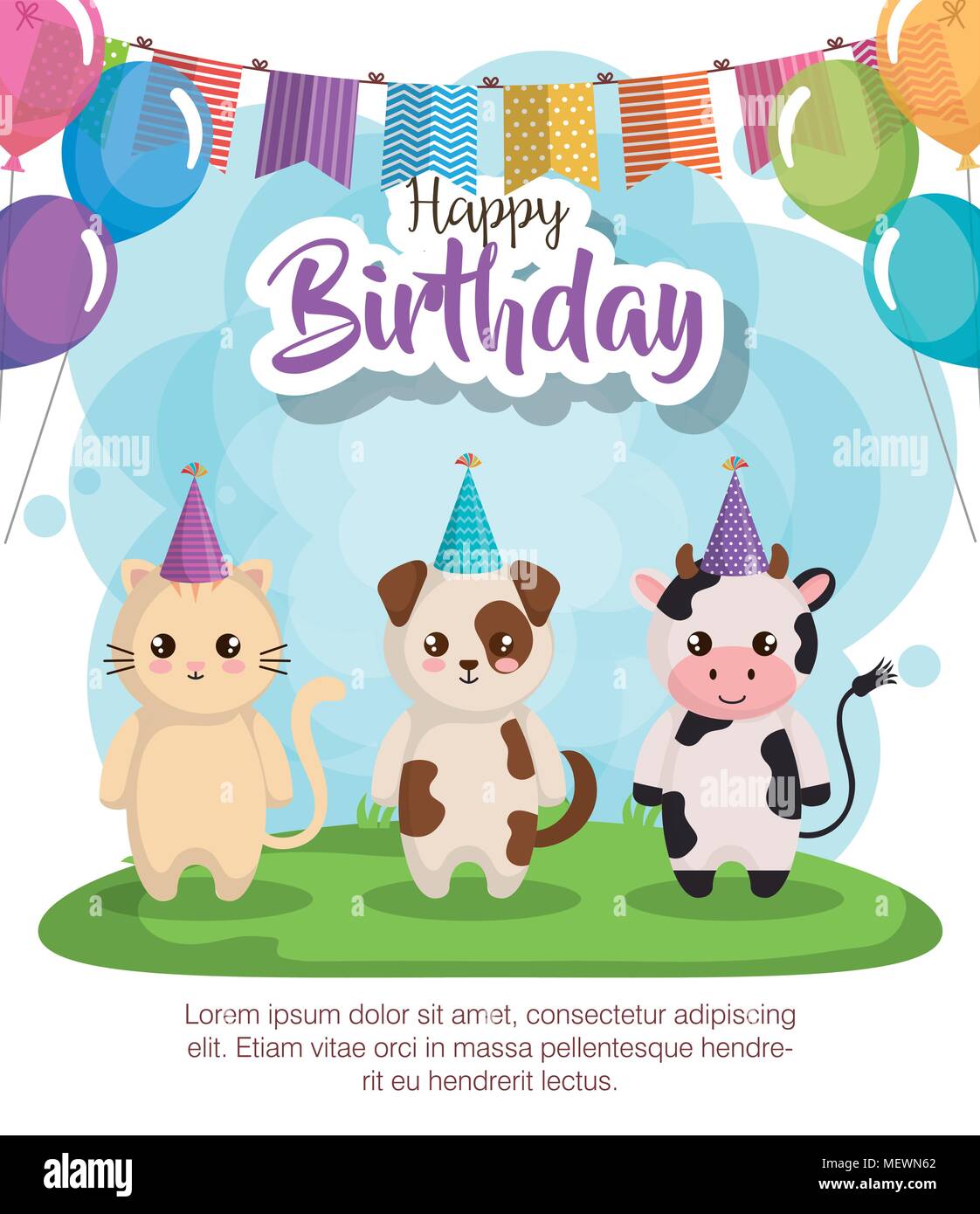 Animals with balloons animal greeting party with air balloons hi-res ...