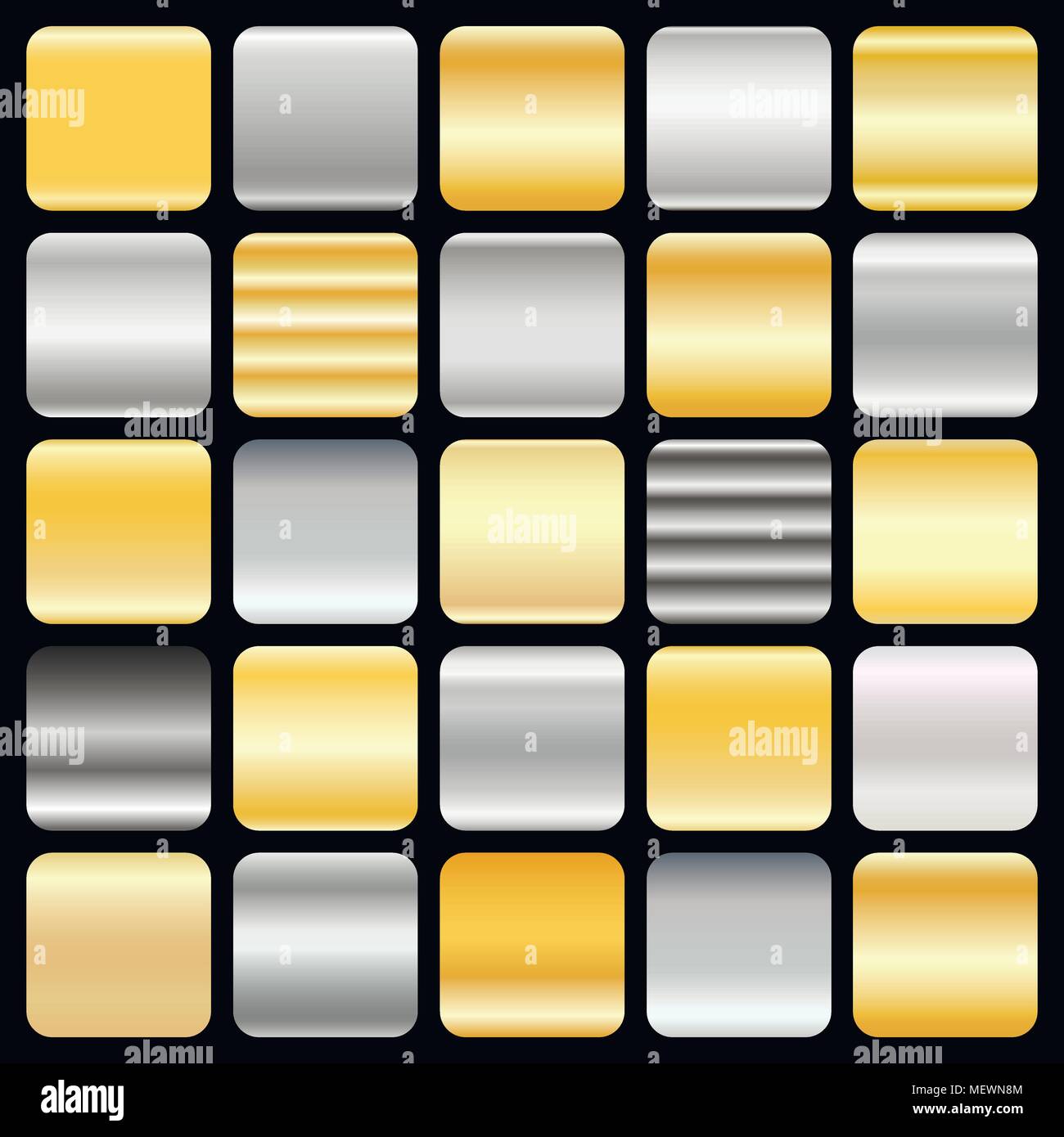 Metallic gradients Stock Vector Images - Alamy