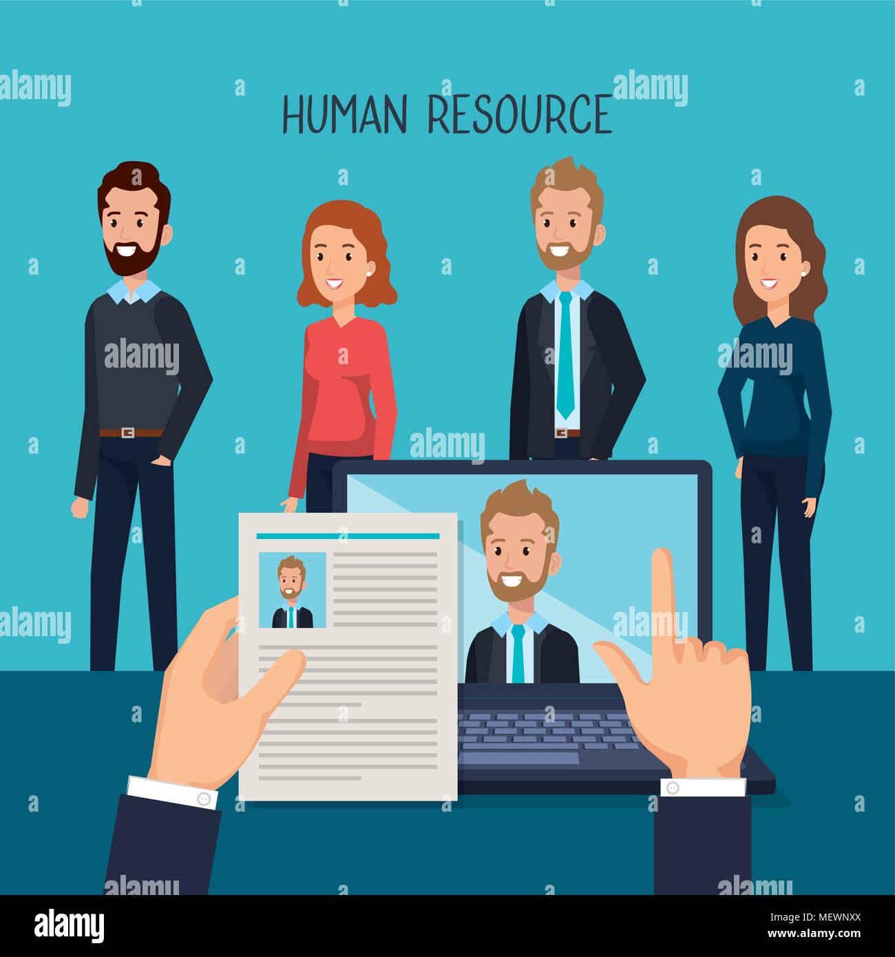 group of people human resources Stock Vector Image & Art - Alamy