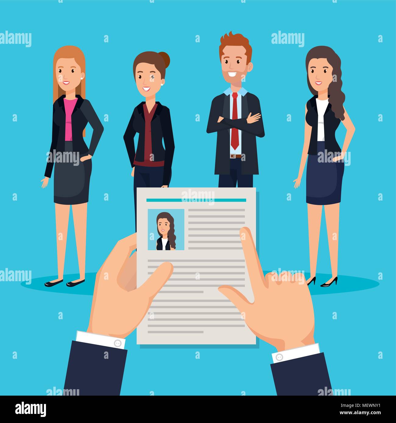group of people human resources Stock Vector Image & Art - Alamy