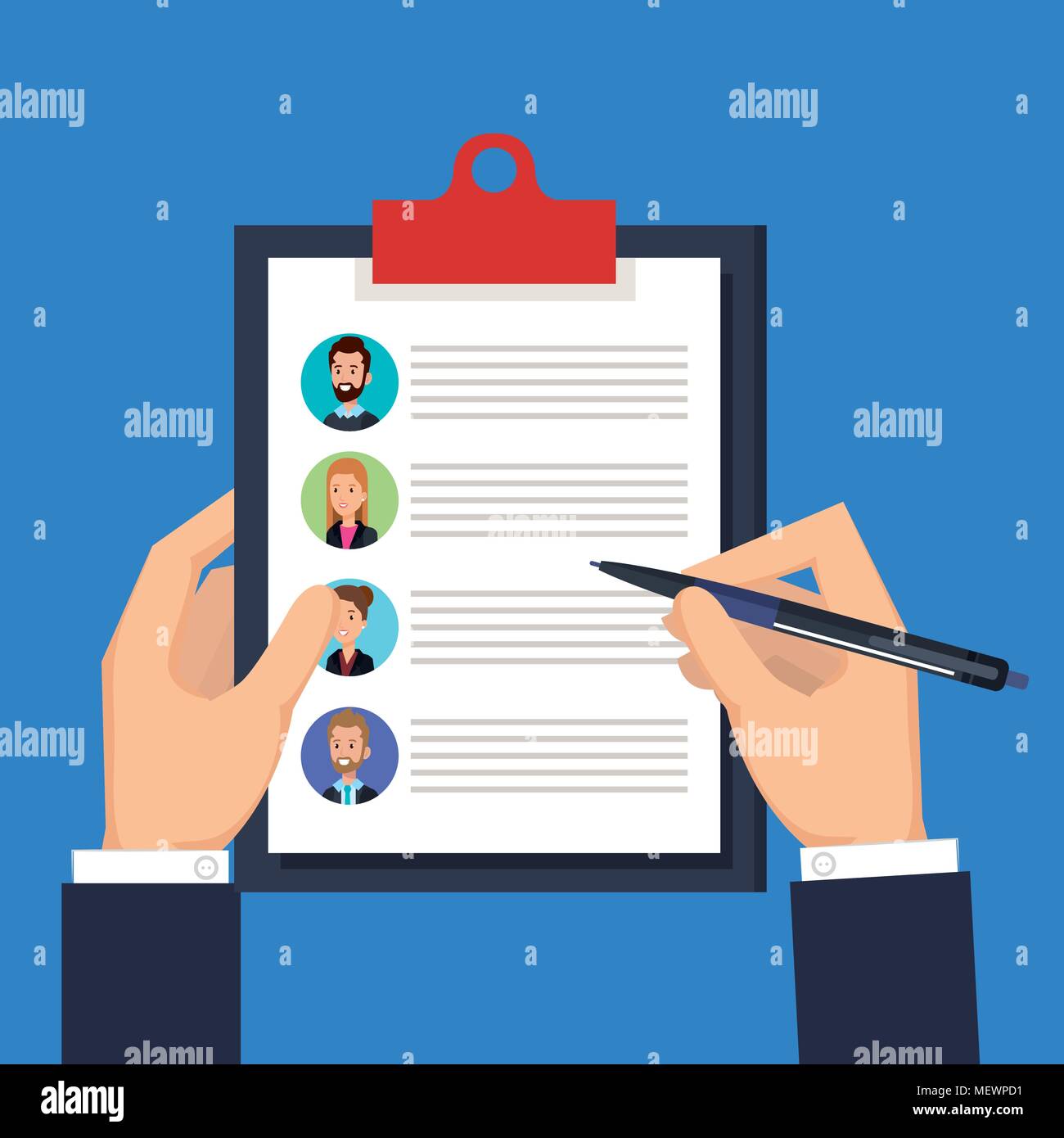 Curriculum Writing Stock Vector Images - Alamy