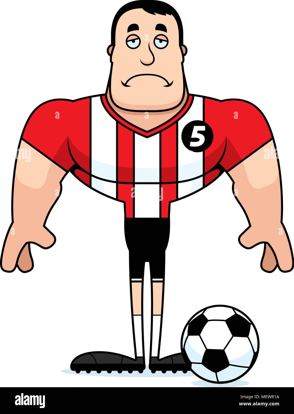 Sad soccer Stock Vector Images - Alamy