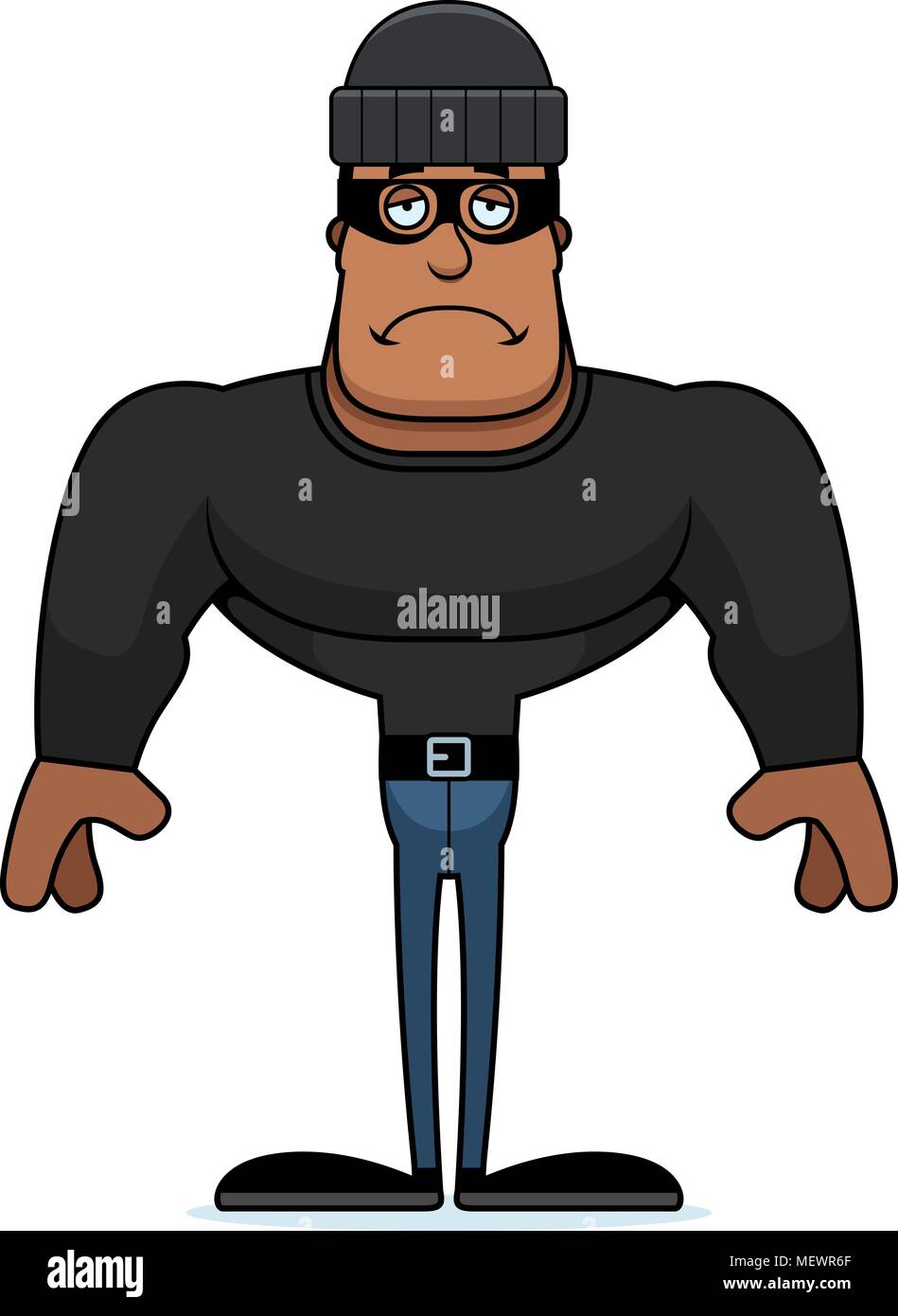 A cartoon thief looking sad Stock Vector Image & Art - Alamy