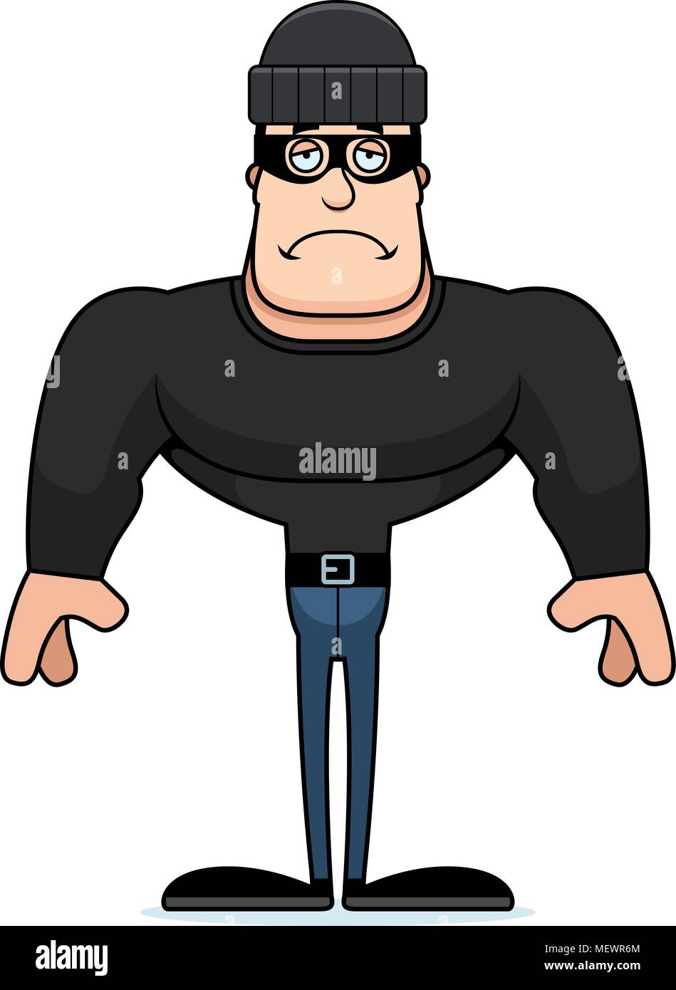 A cartoon thief looking sad Stock Vector Image & Art - Alamy