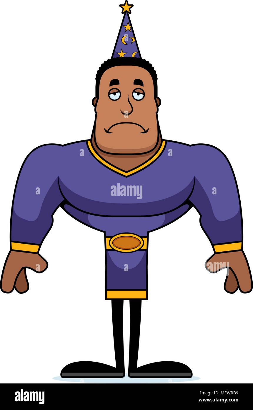 A cartoon wizard looking sad Stock Vector Image & Art - Alamy