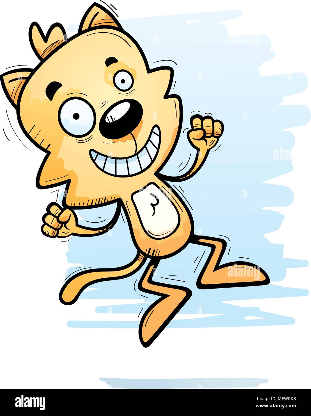 Cat jumping Stock Vector Images - Alamy