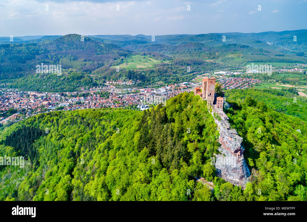 Trifels Castle in the Palatinate Forest. Rhineland-Palatinate, Germany ...