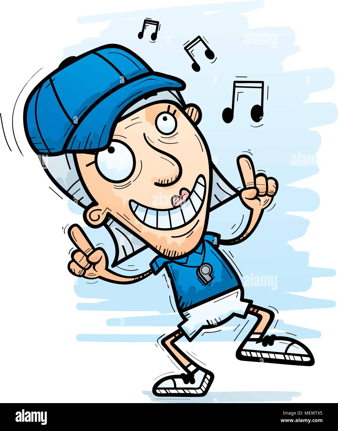 Illustration vector elderly coach hi-res stock photography and images ...