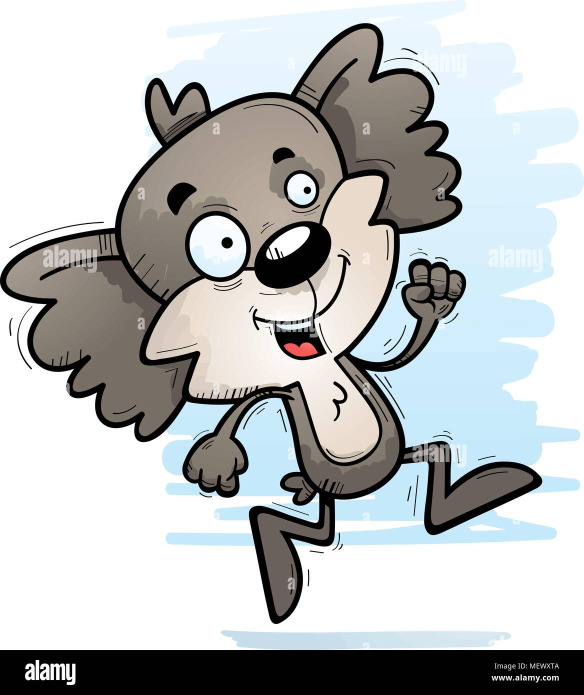A cartoon illustration of a male koala running Stock Vector Image & Art ...