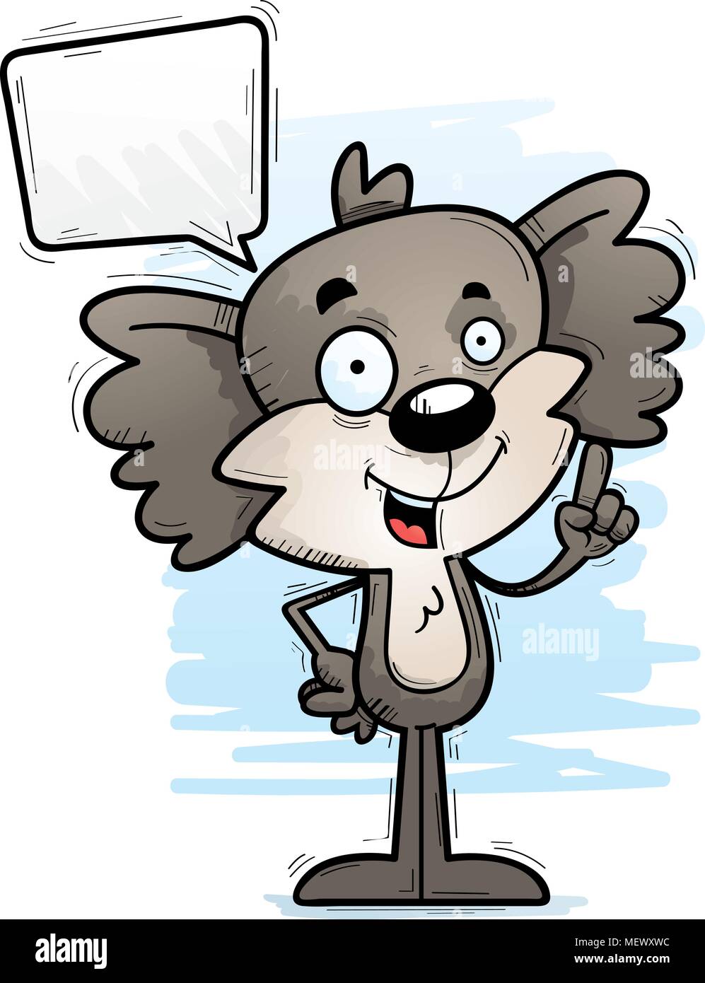 A cartoon illustration of a male koala talking Stock Vector Image & Art ...