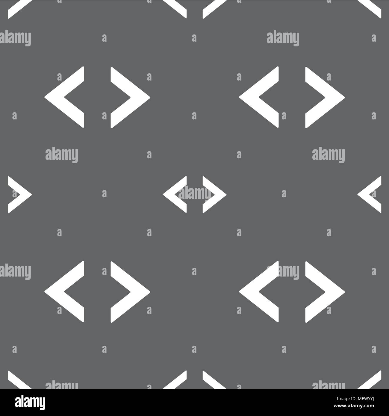 Code sign icon. Programmer symbol. Seamless pattern on a gray ...