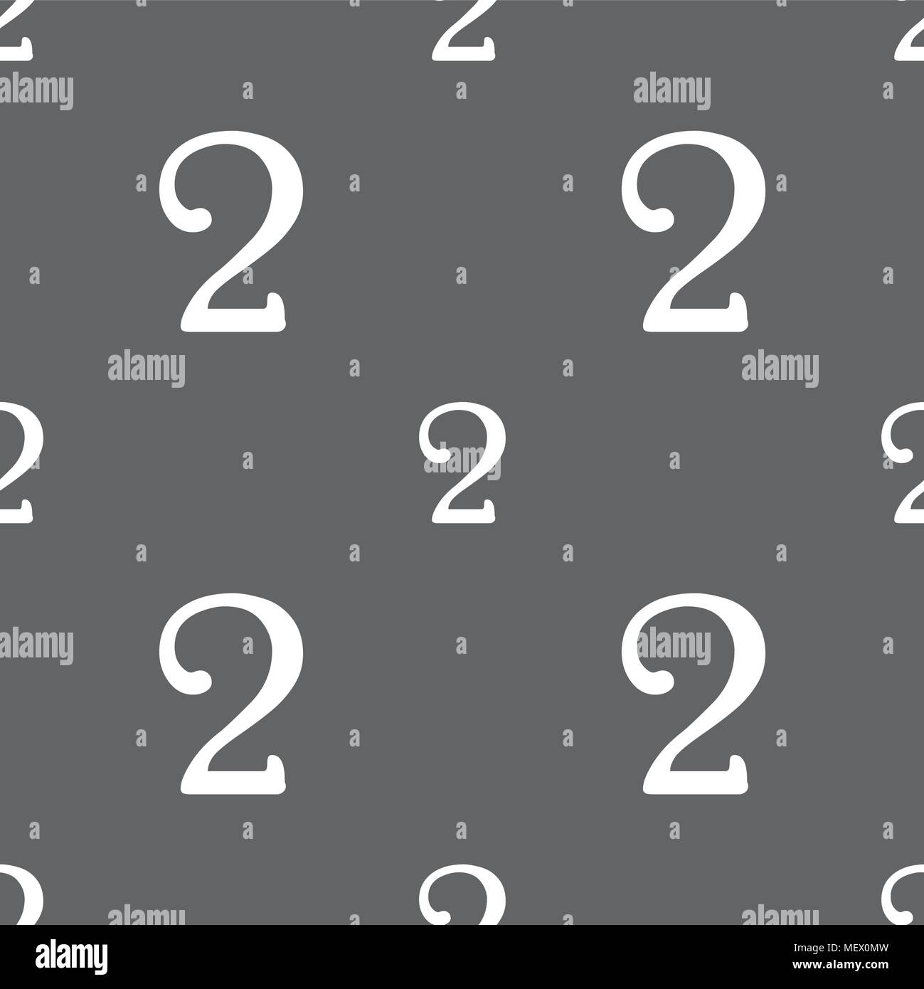 Second place award sign. Winner symbol. Step two.. Seamless pattern on ...