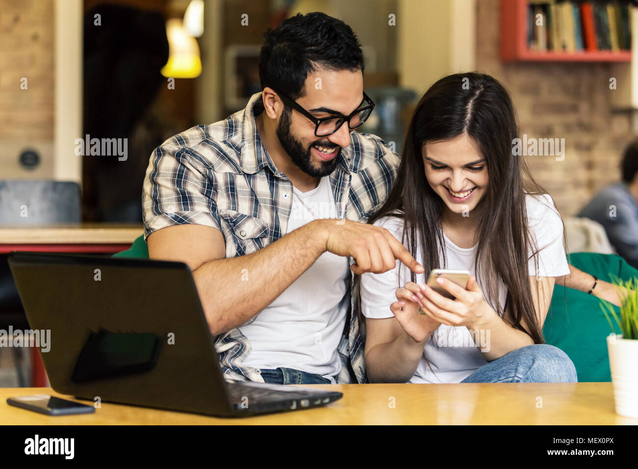 Having Fun with Pictures Stock Photo - Alamy