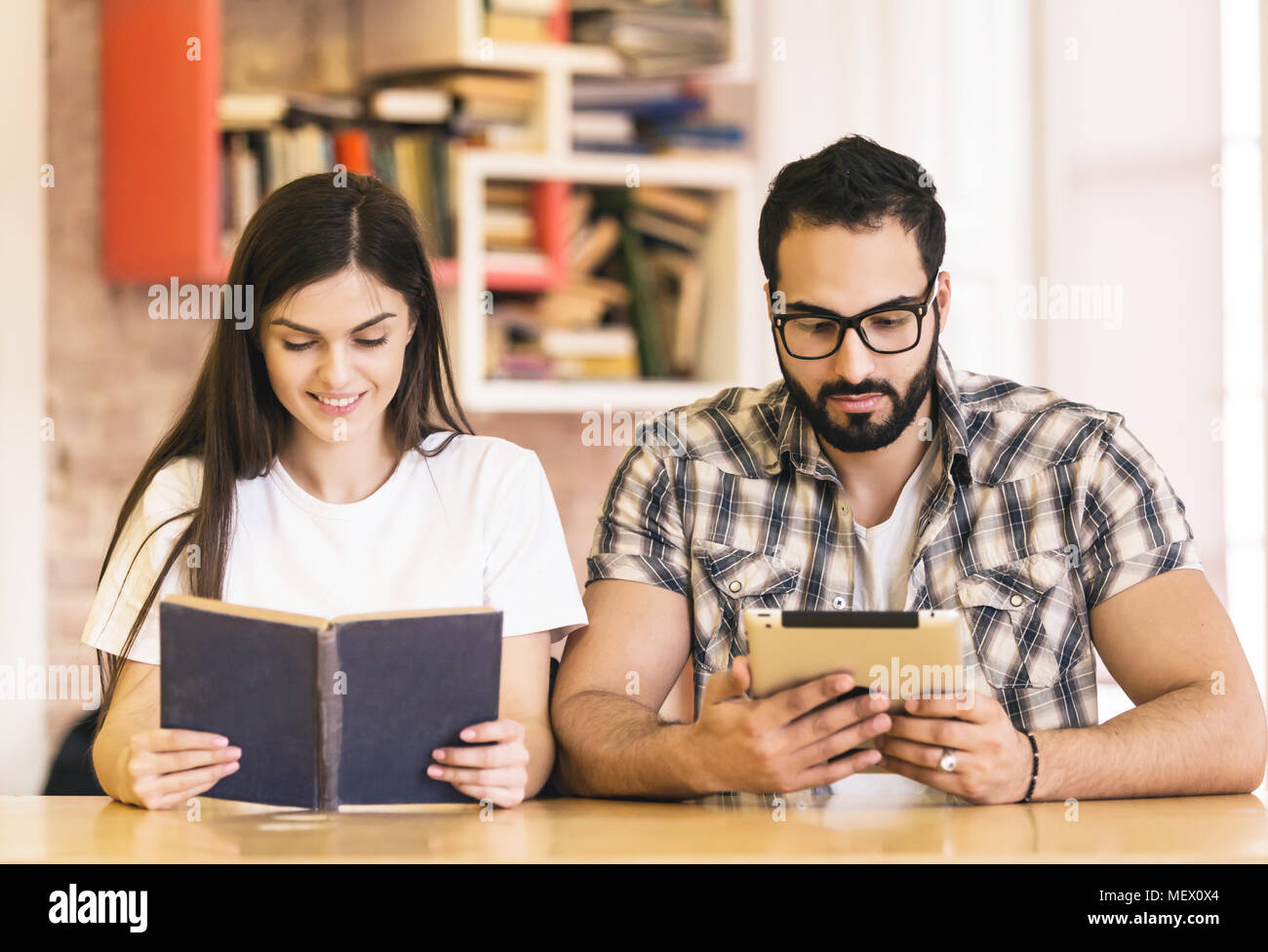 The Reading Process Stock Photo - Alamy