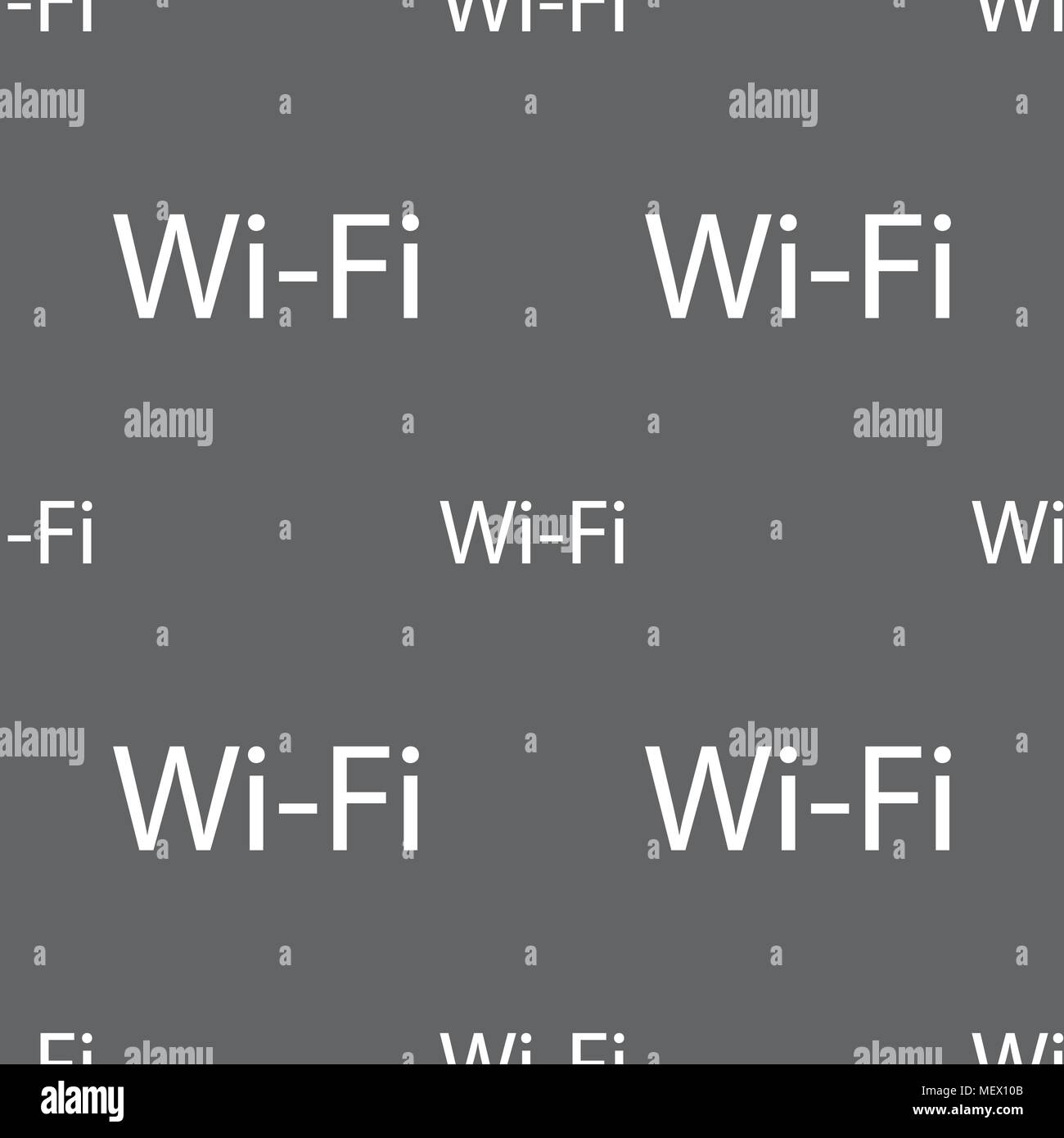 Free wifi sign. Wi-fi symbol. Wireless Network icon. Seamless pattern ...