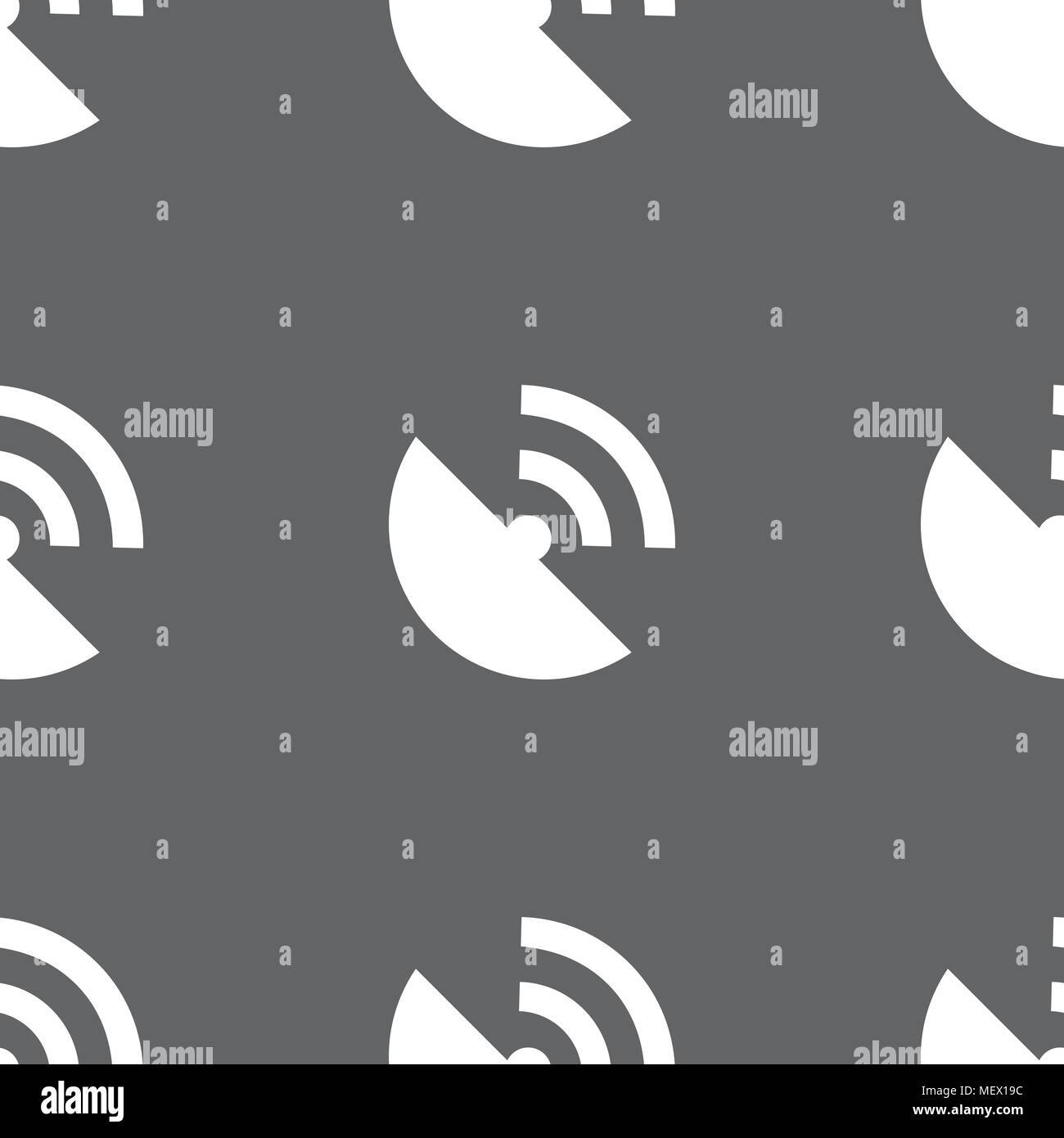 GPS icon. Flat modern. Seamless pattern on a gray background. Vector ...