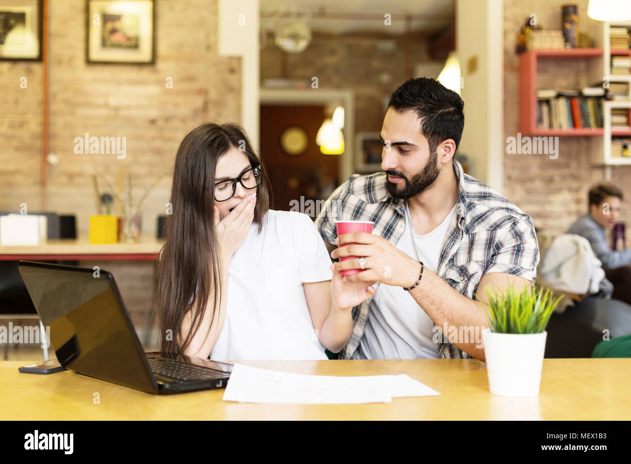The Coffee Time Stock Photo - Alamy