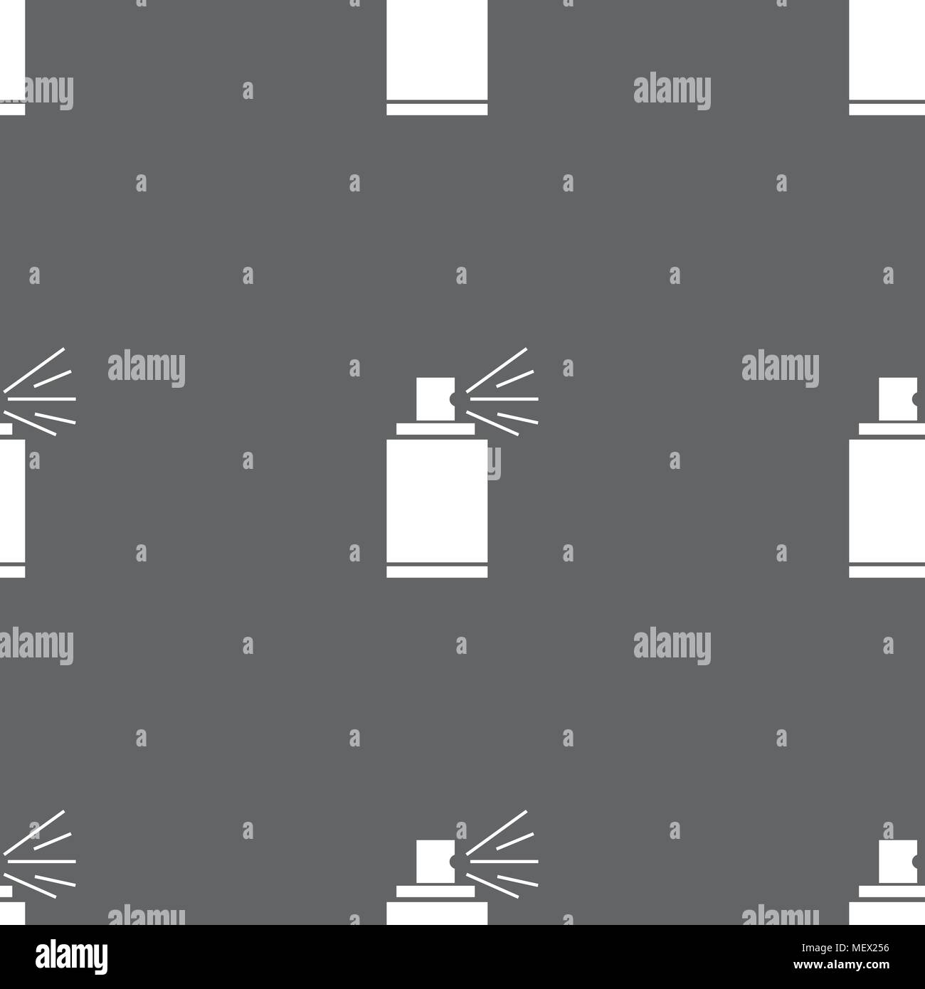 Graffiti spray can sign icon. Aerosol paint symbol. Seamless pattern on ...