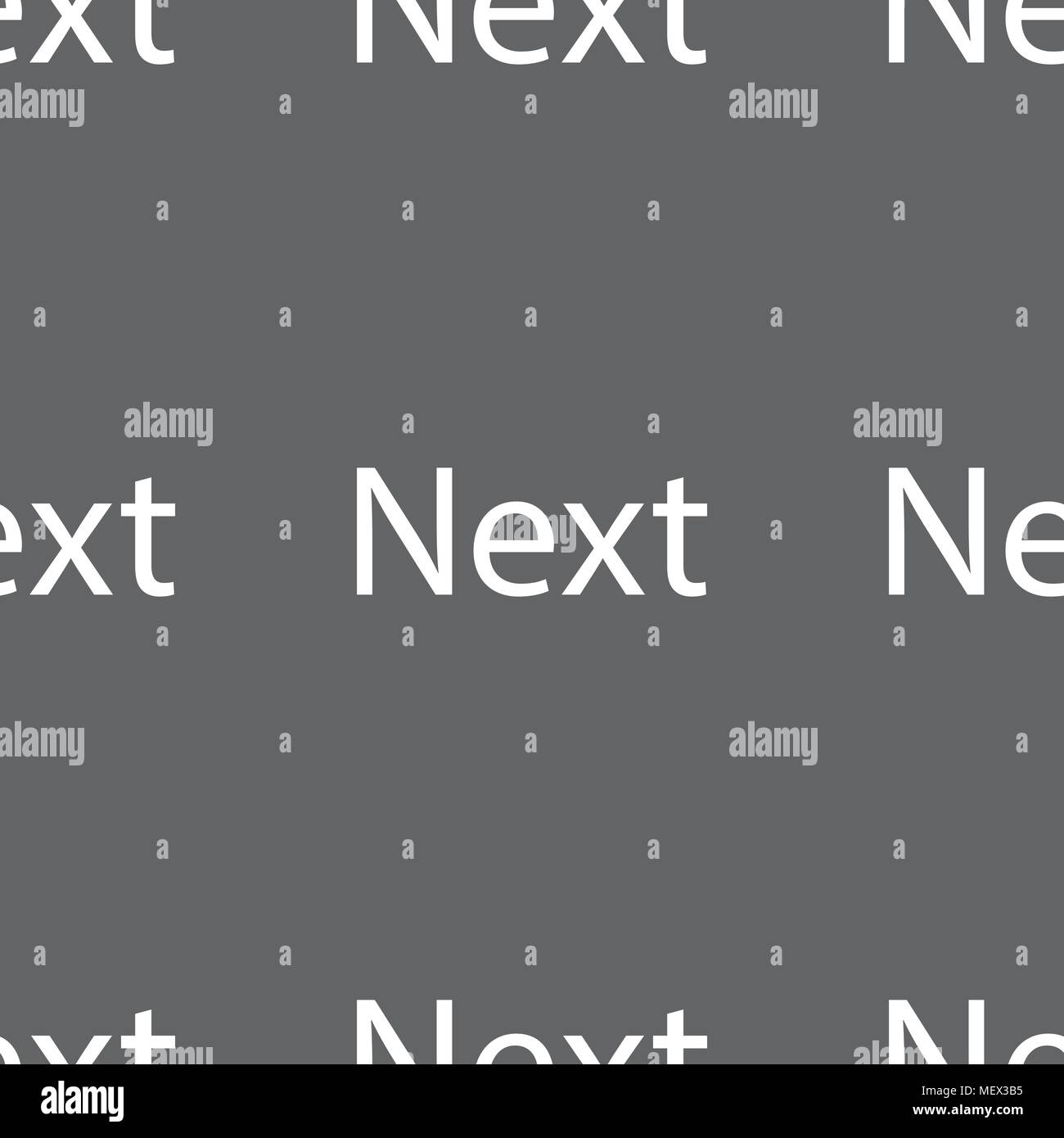 Next sign icon. Navigation symbol. Seamless pattern on a gray ...
