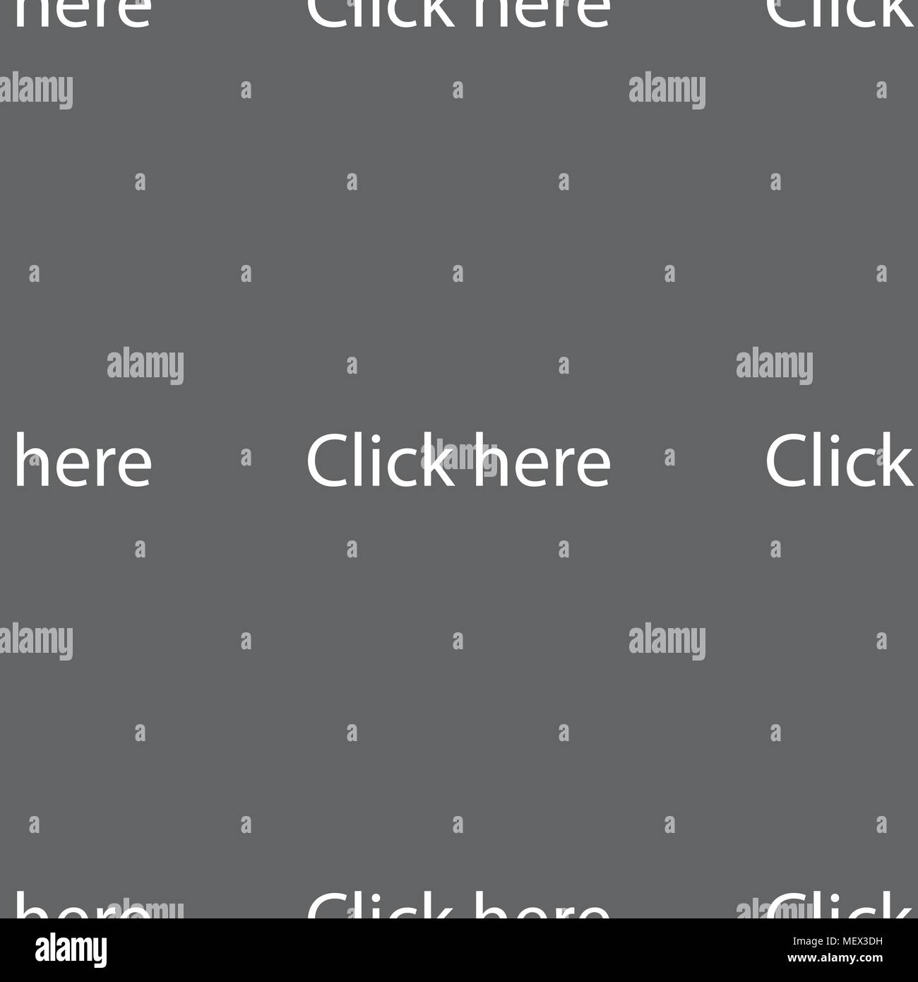 Click here sign icon. Press button. Seamless pattern on a gray ...
