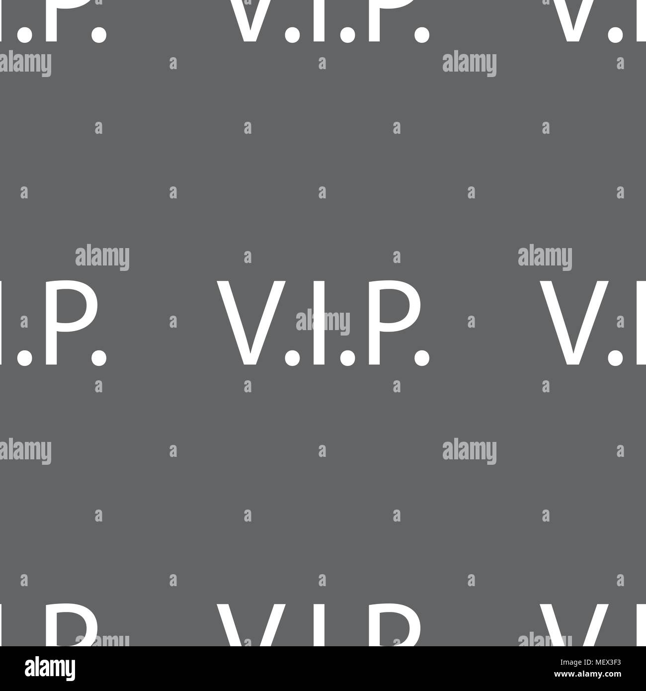 Vip sign icon. Membership symbol. Very important person. Seamless ...