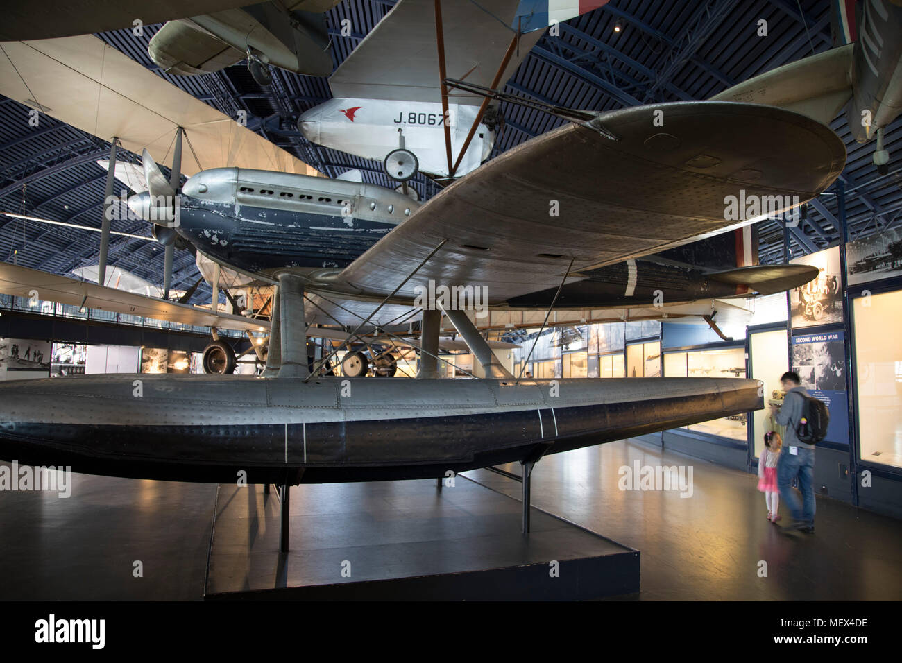Flight exhibit at the Science Museum in London, England, United Kingdom ...