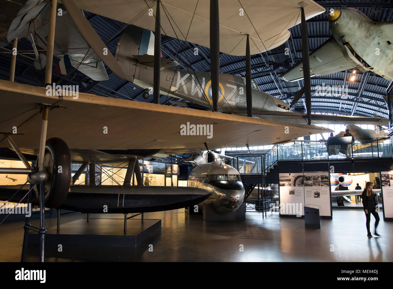 Flight exhibit at the Science Museum in London, England, United Kingdom ...