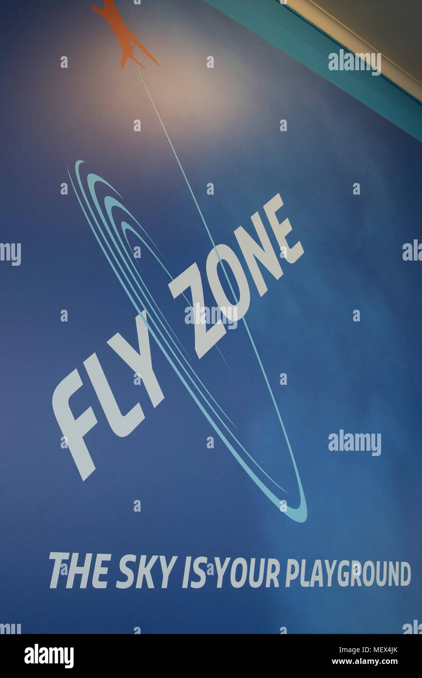 Fly Zone at the Science Museum in London, England, United Kingdom. The ...