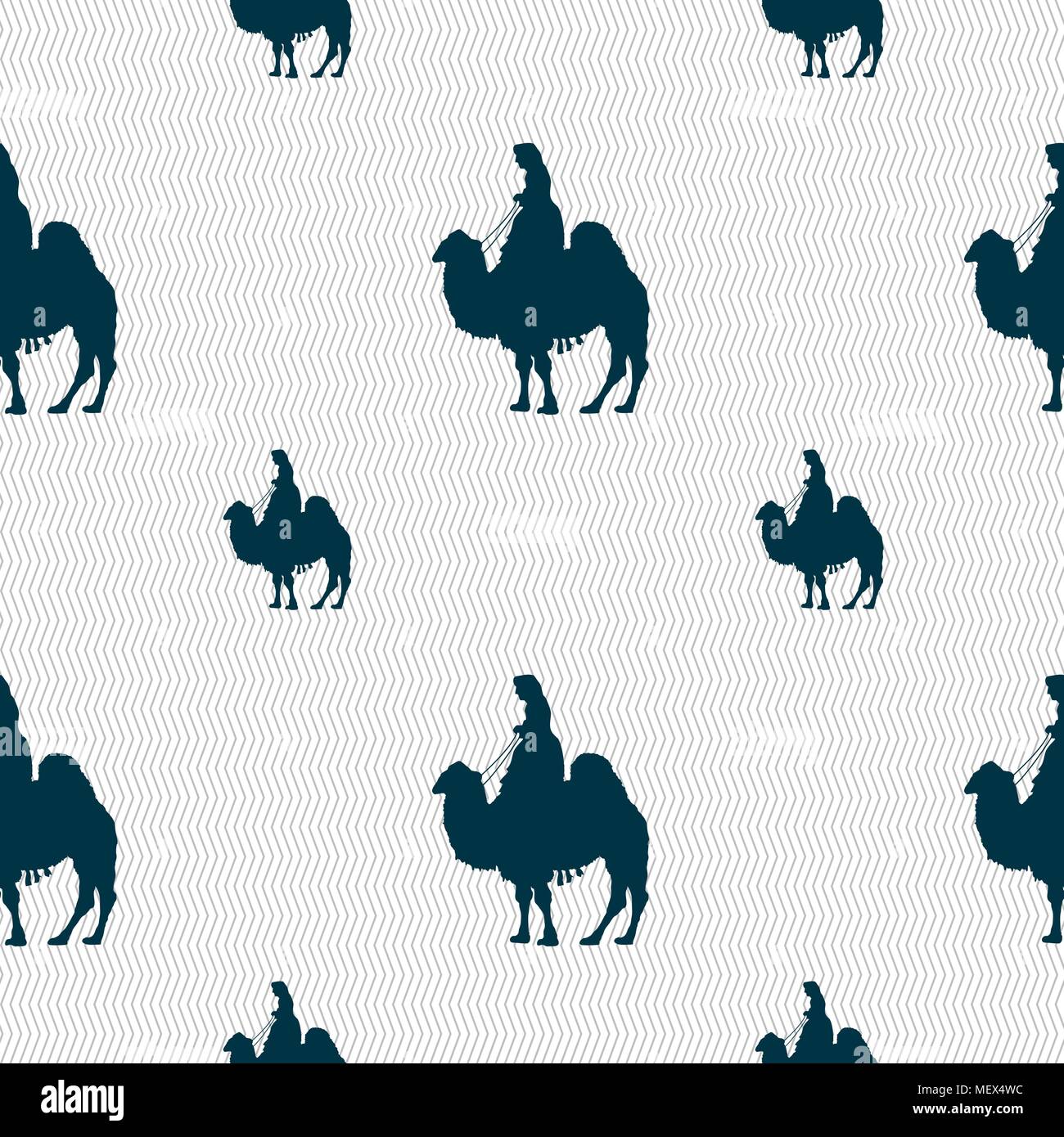 Camel sign. Seamless pattern with geometric texture. Vector ...