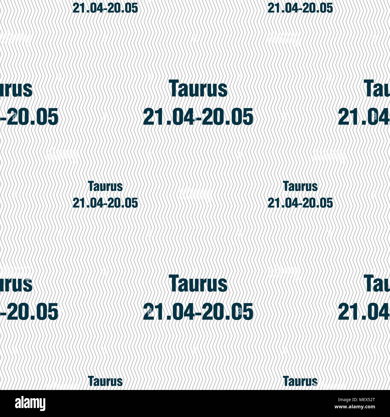 Taurus sign. Seamless pattern with geometric texture. Vector ...