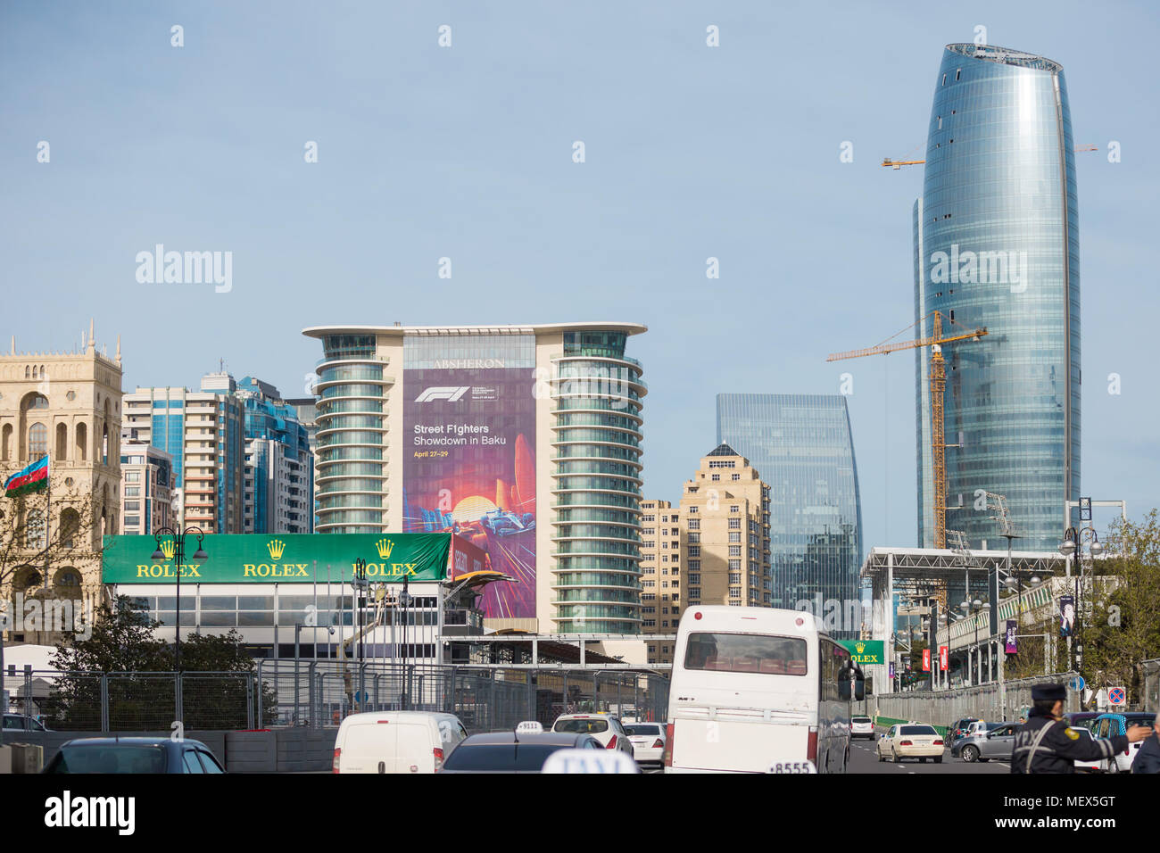 Azerbaijan. 22nd Apr, 2018. The preparation for the Formula One ...
