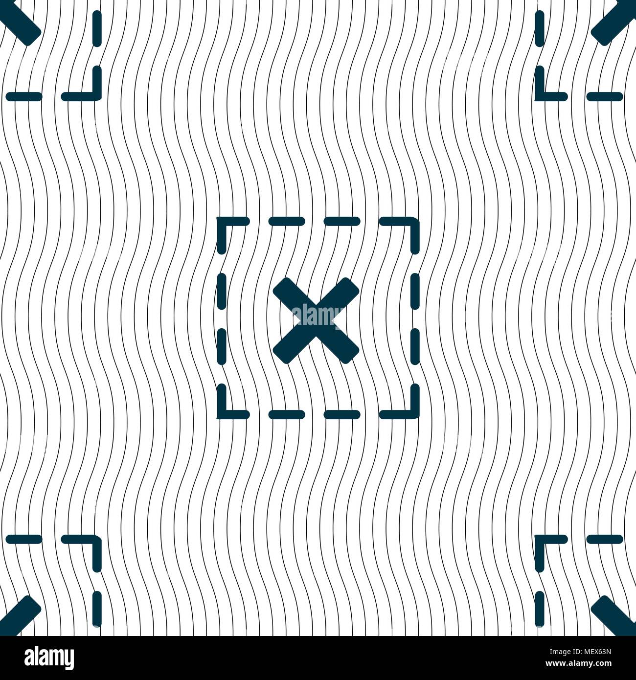 Criss cross pictogram hi-res stock photography and images - Alamy