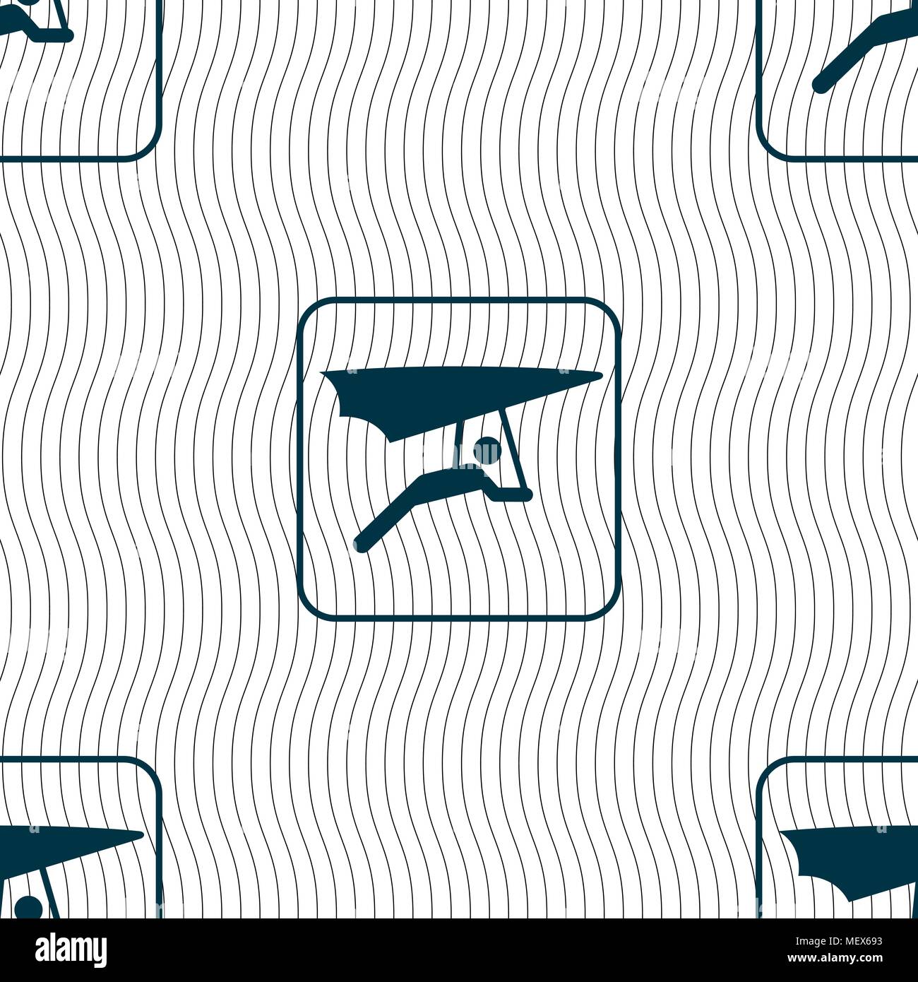 hang-gliding sign. Seamless pattern with geometric texture. Vector ...
