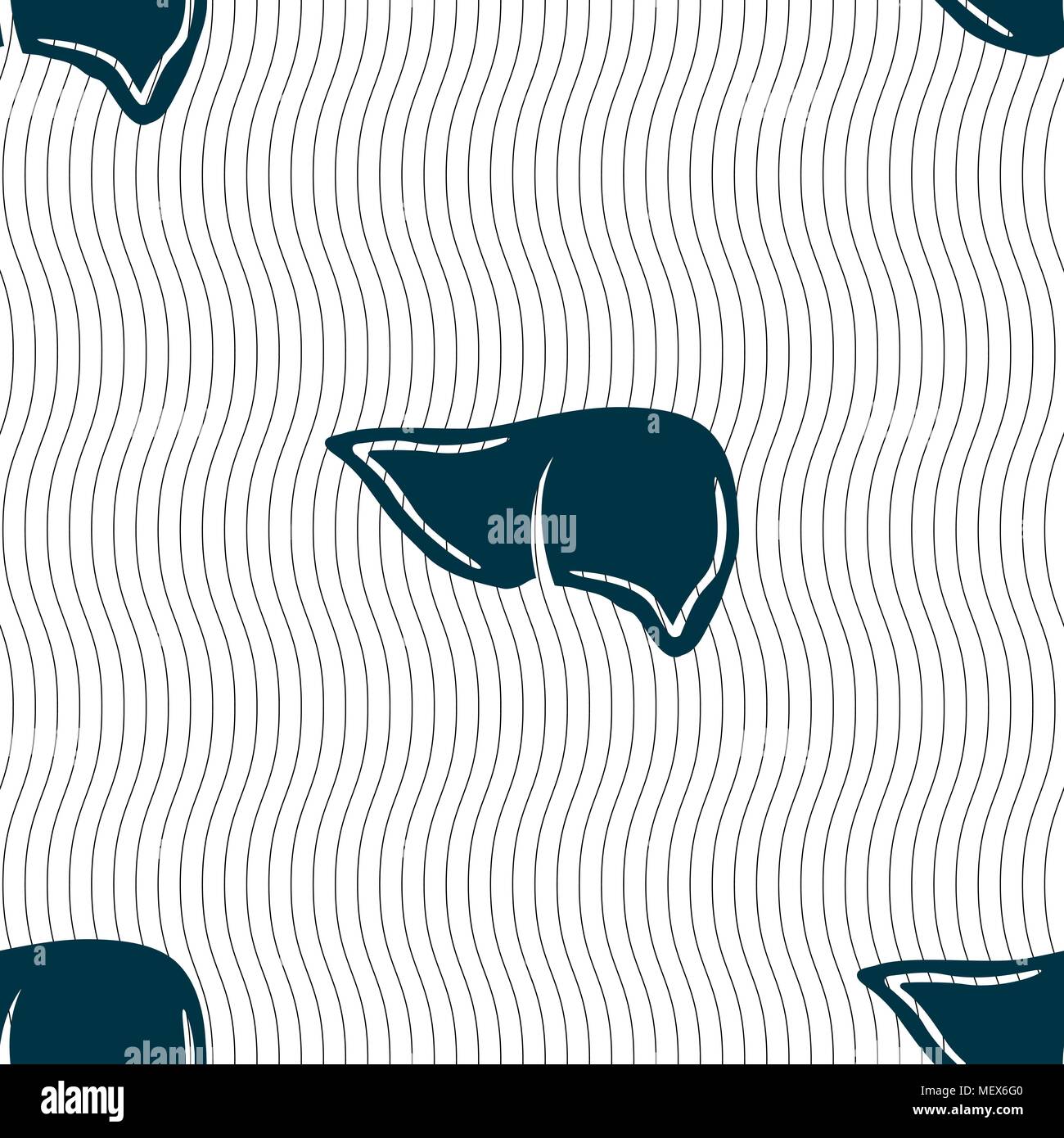 Liver sign. Seamless pattern with geometric texture. Vector ...
