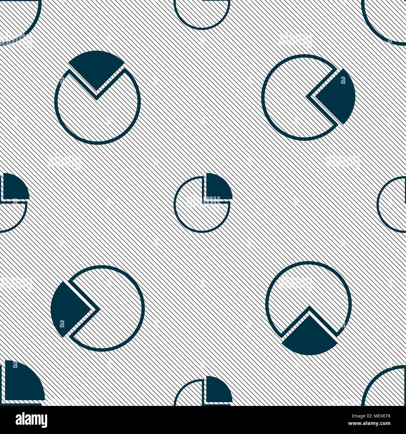 Infographic icon sign. Seamless pattern with geometric texture. Vector ...