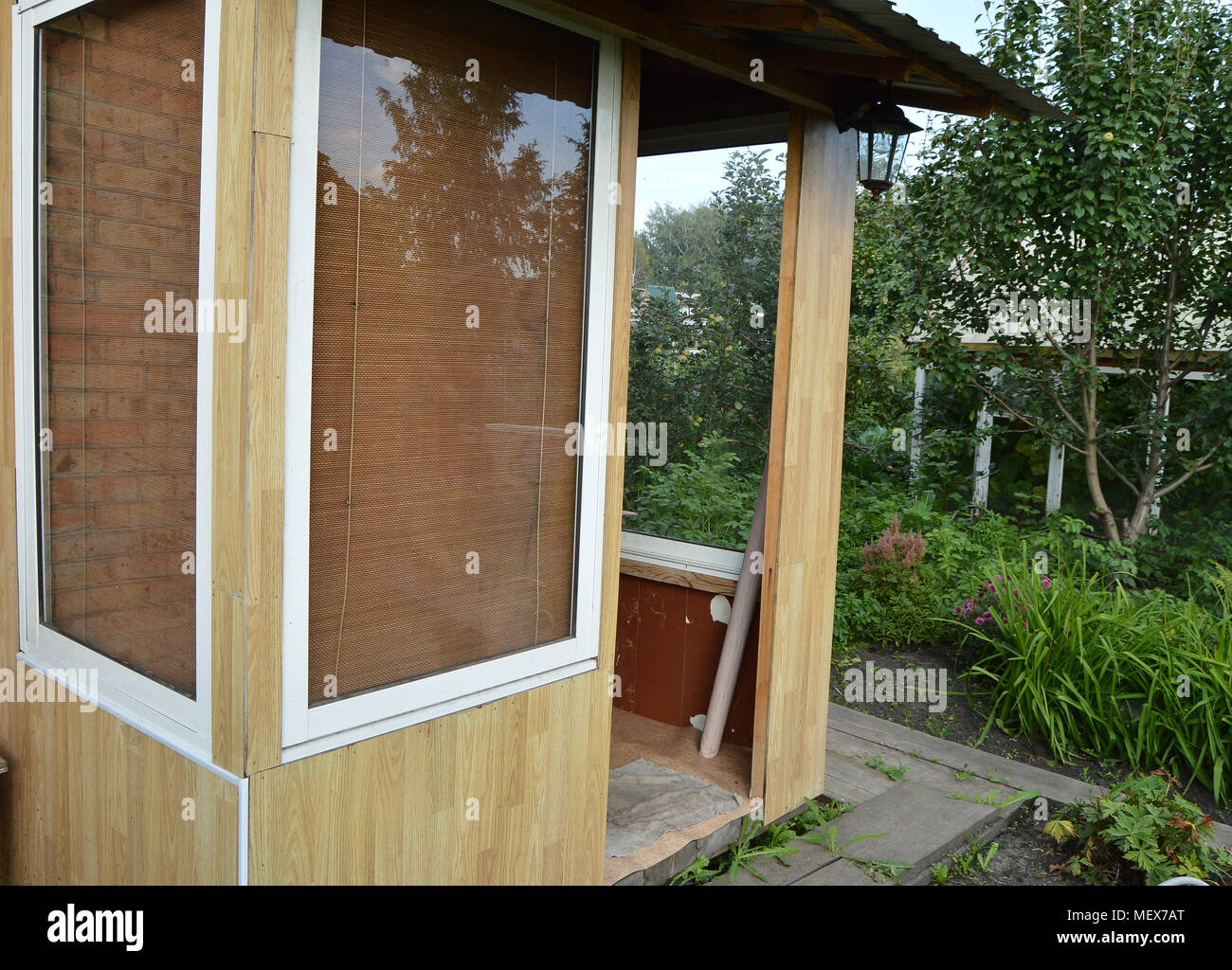 Glass windows veranda doors hi-res stock photography and images - Alamy