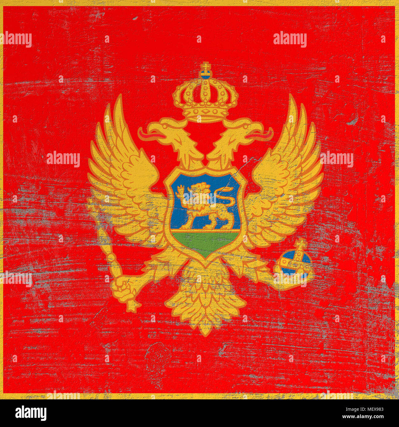 3d flag podgorica montenegro hi-res stock photography and images - Alamy