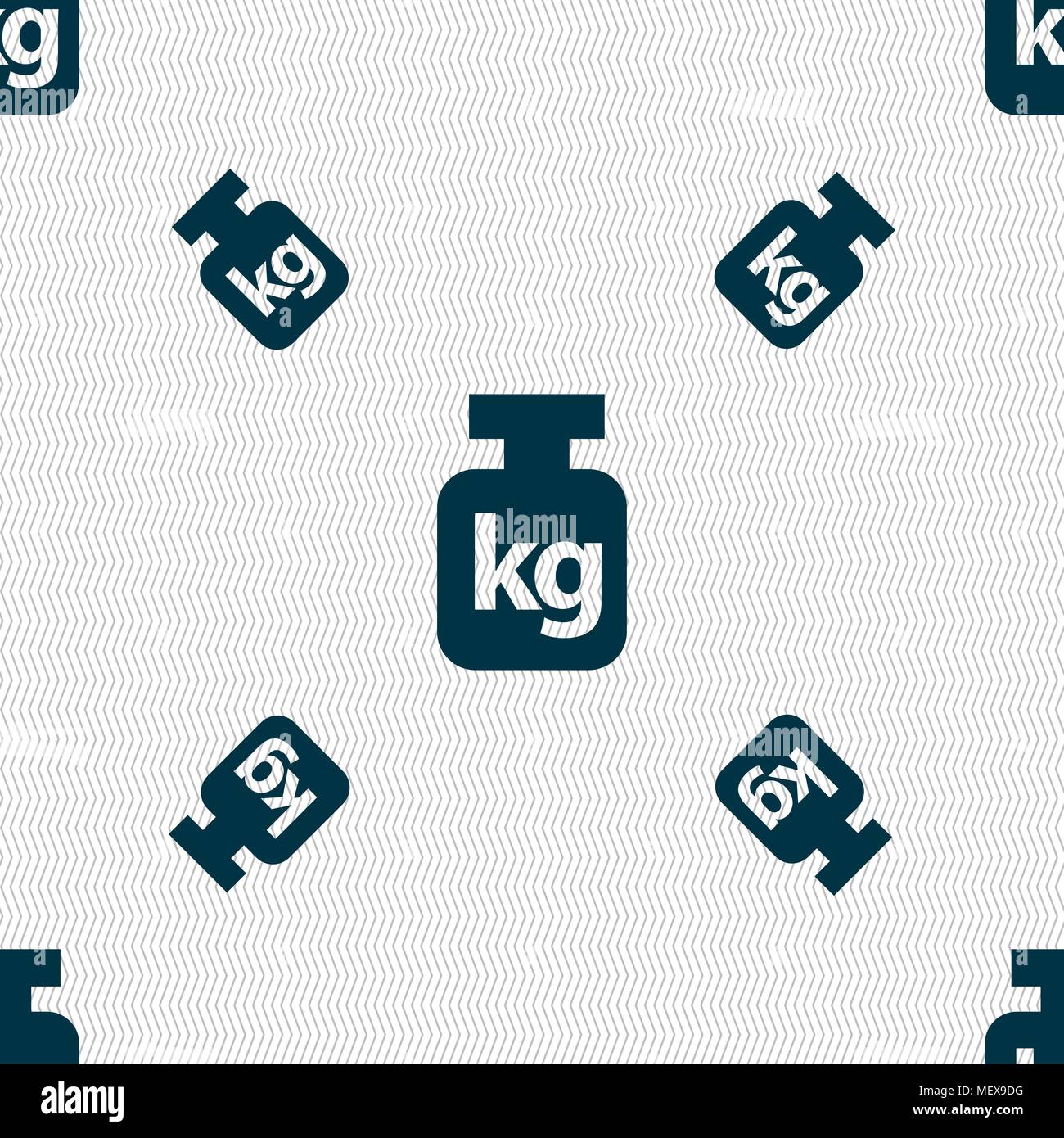 Weight sign. Seamless pattern with geometric texture. Vector ...