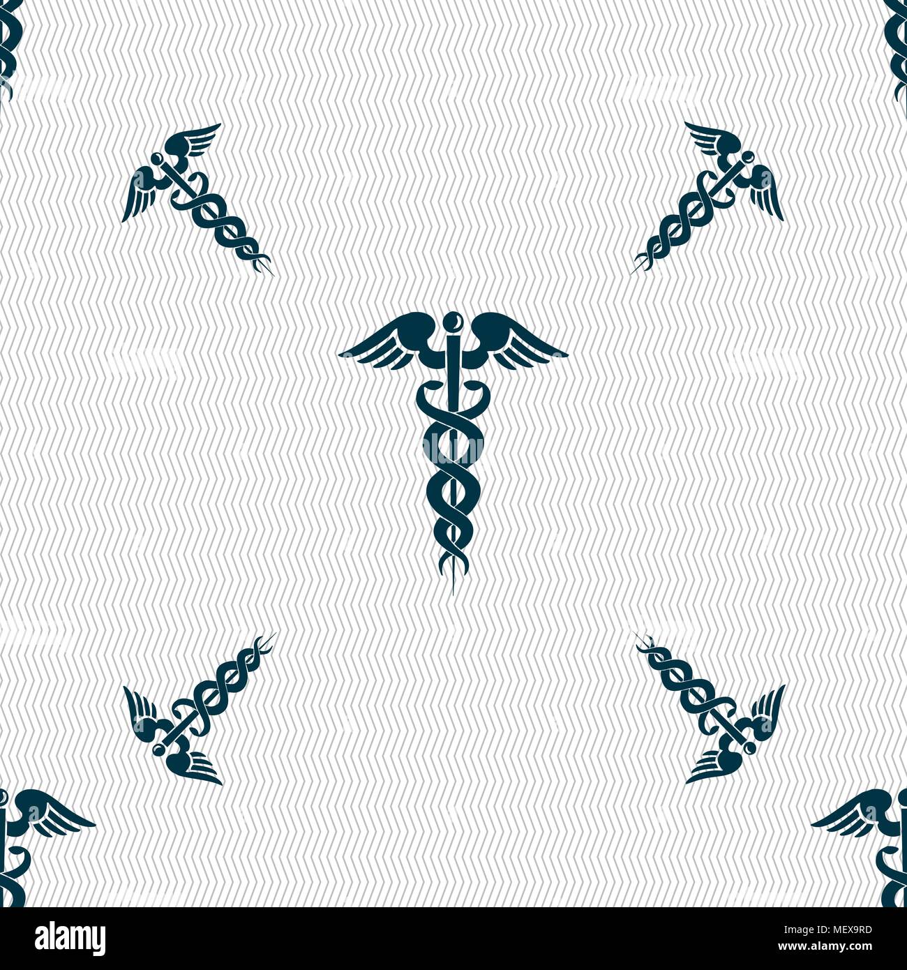medicine sign. Seamless pattern with geometric texture. Vector ...