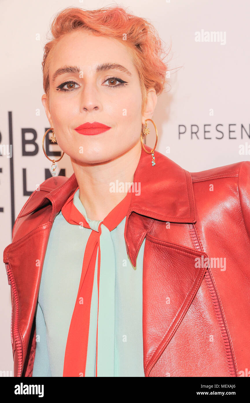 New York, United States. 19th Apr, 2018. Noomi Rapace attends screening ...