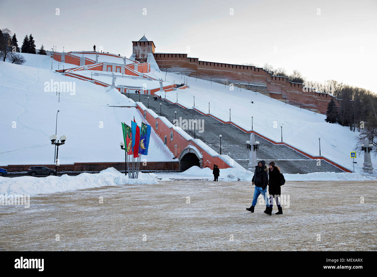 Chkalov stairs hi-res stock photography and images - Alamy
